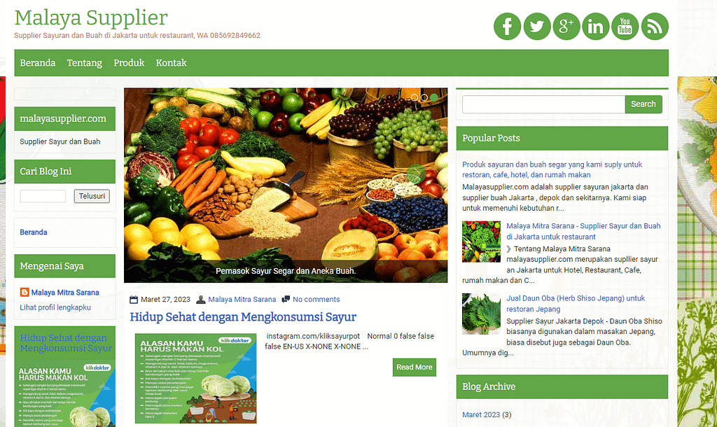 Daftar 7 Supplier Sayur Di Jakarta - mfsupplier.id